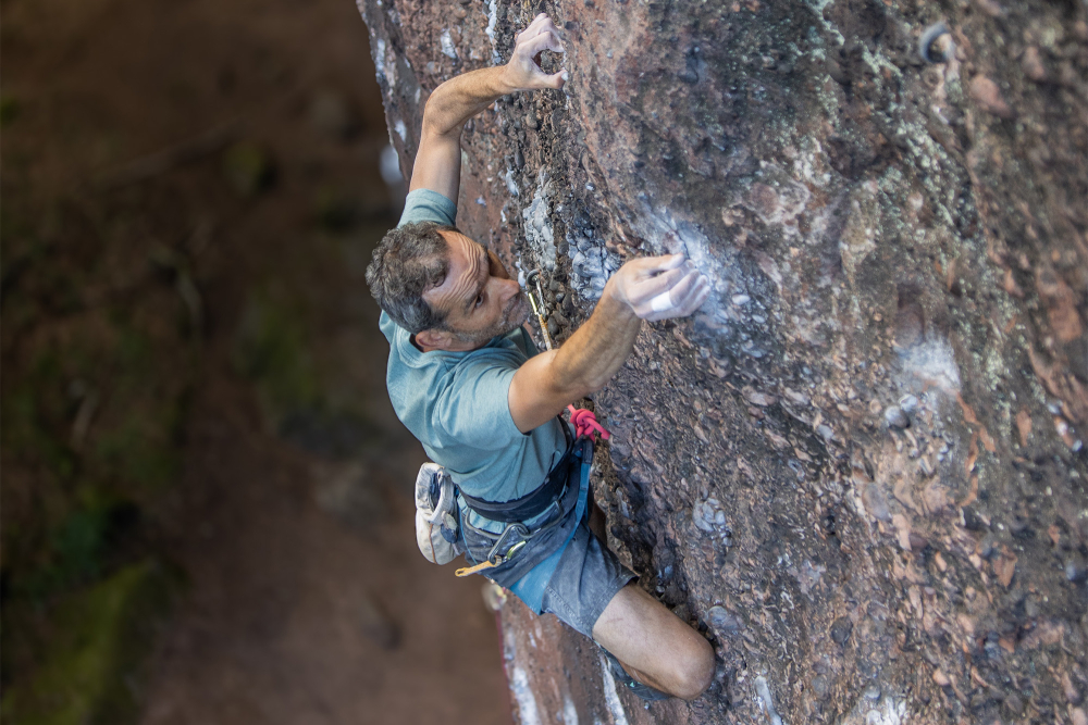 Contimental pour Arno Köppel au Krappenfels | Escalade Alsace