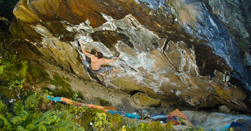 Elias Iagnemma, Exodia 9A+ bloc, Italie (FA) | Escalade Alsace