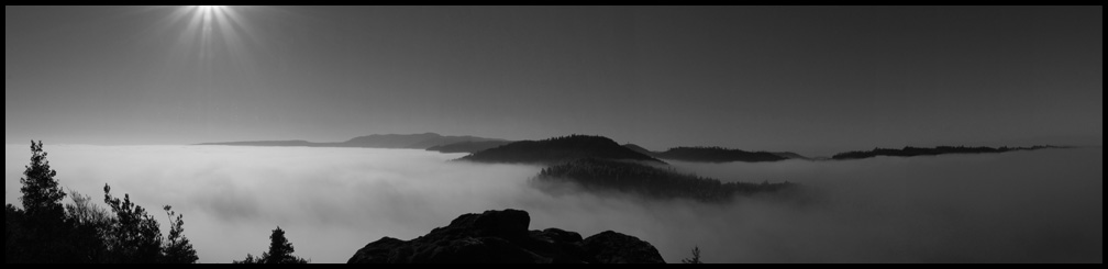 Vue depuis le sommet du Brotsch | Escalade Alsace